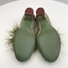 1920s Ostrich Feather Slippers Shoes With Original Shoe Bag Vintage ...