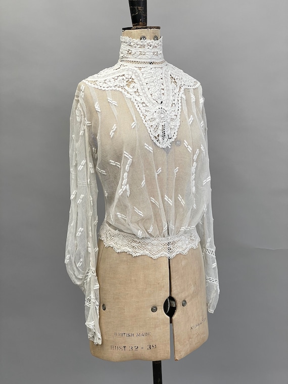 Edwardian blouse antique lace - Gem