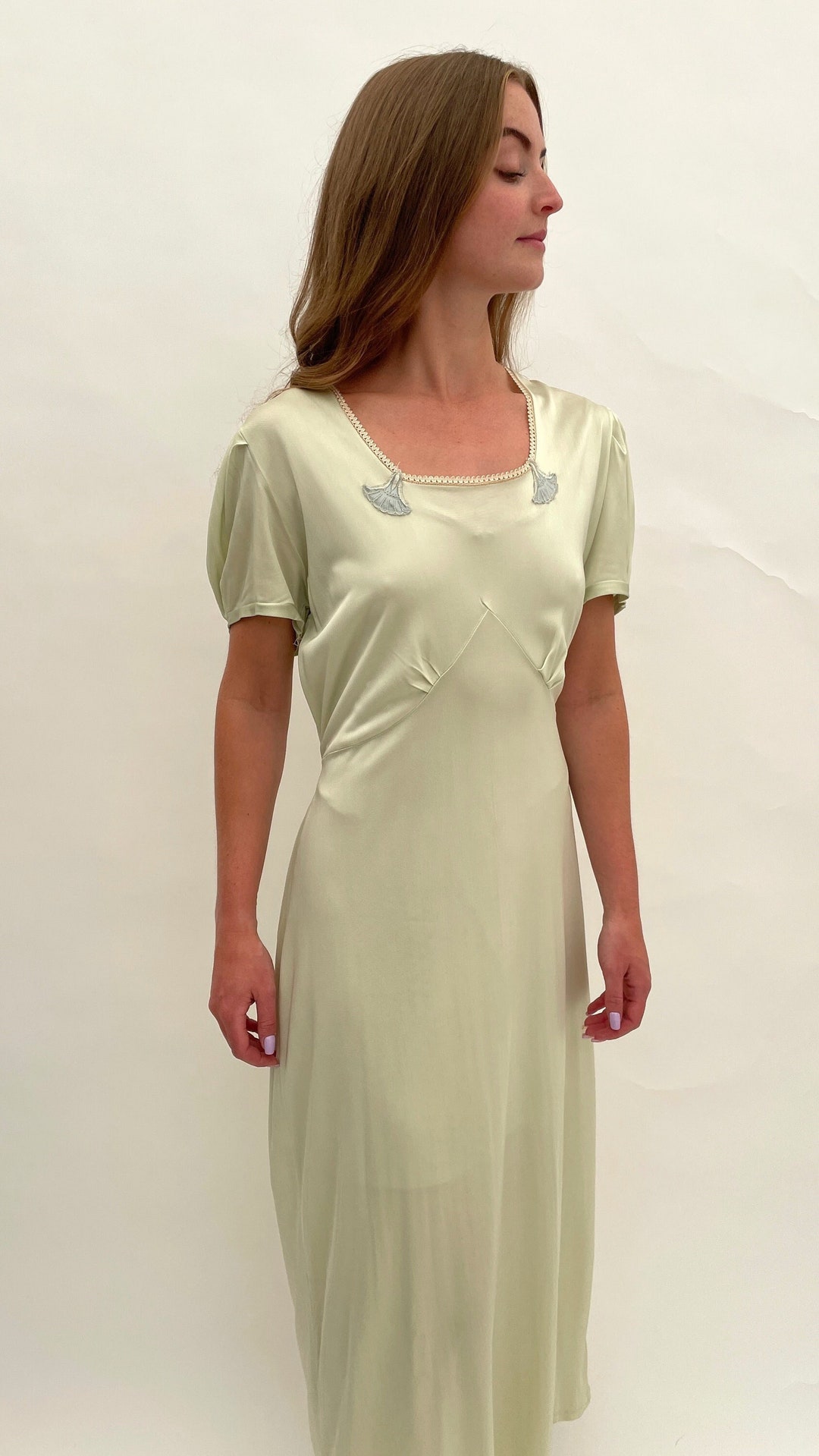 1940s Night Gown CC41 Utility Label Vintage Antique - Etsy