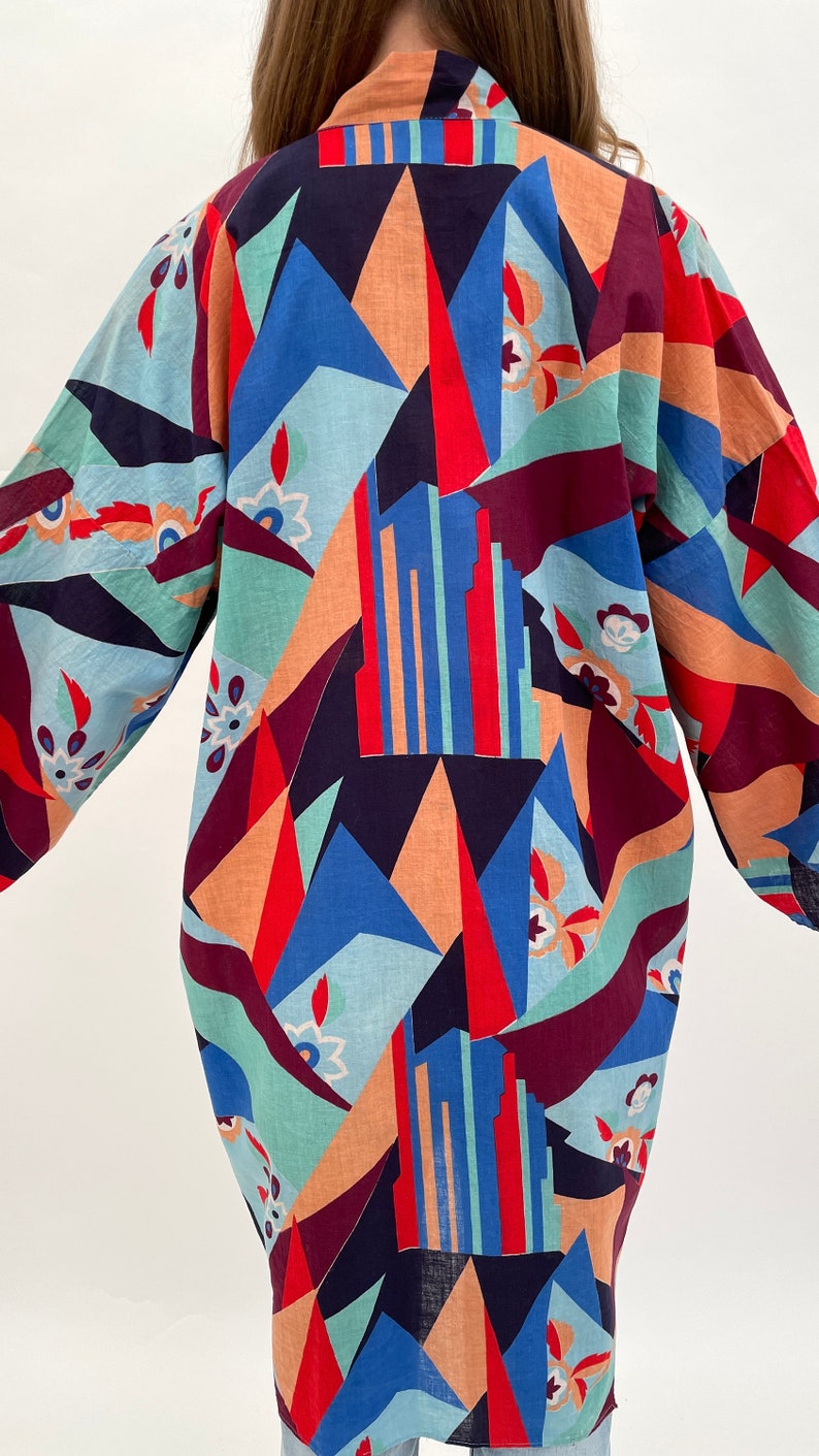 1920s Robe Geometric Art Deco Design Antique - Etsy