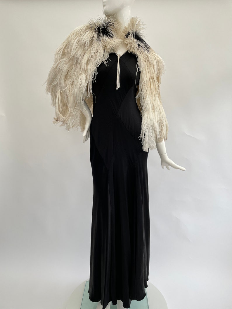 1920s Ostrich Feather Cape Antique - Etsy