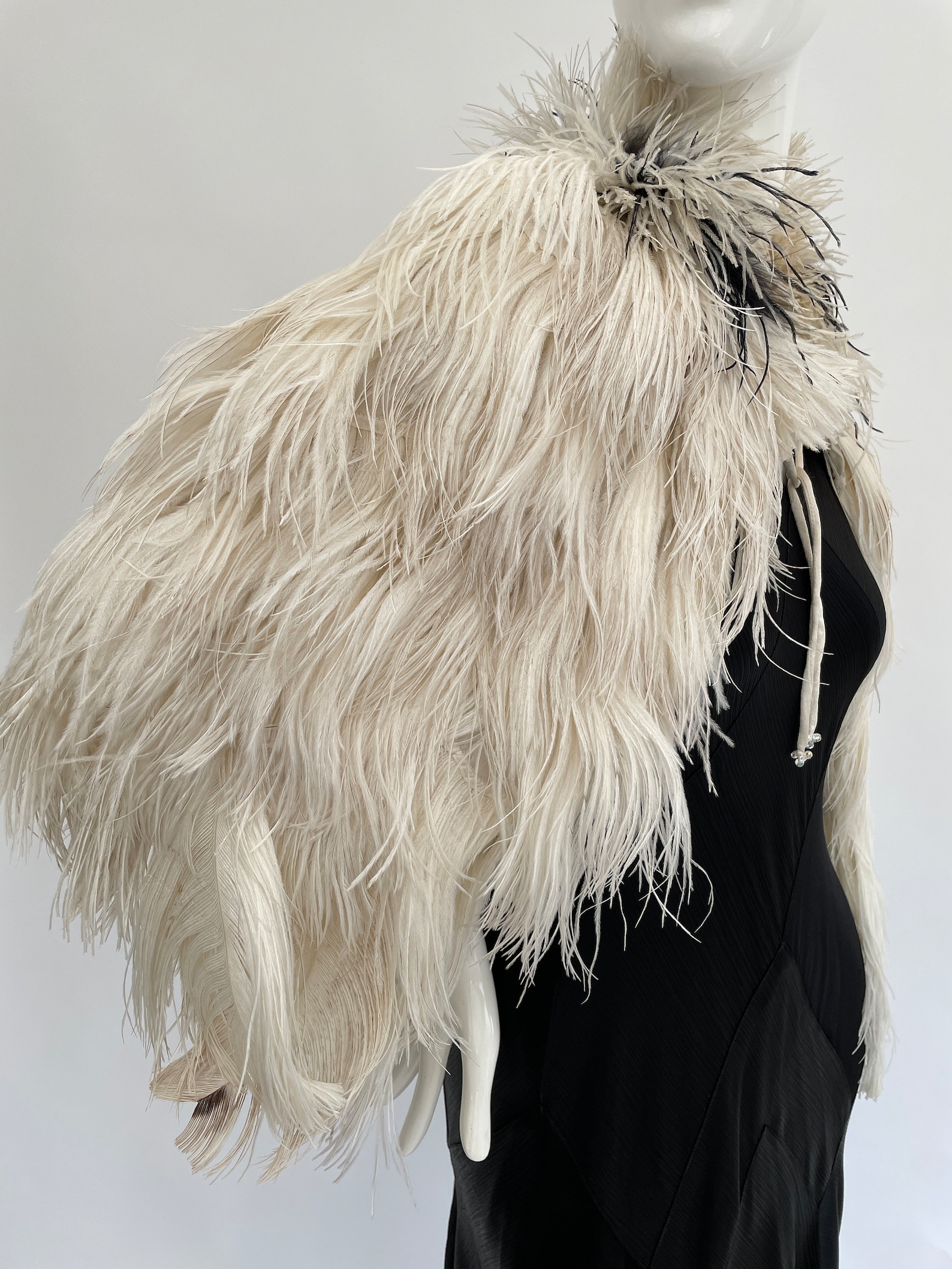 1920s Ostrich Feather Cape Antique - Etsy