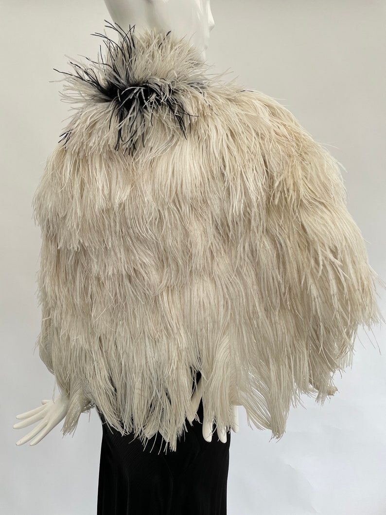 1920s Ostrich Feather Cape Antique - Etsy