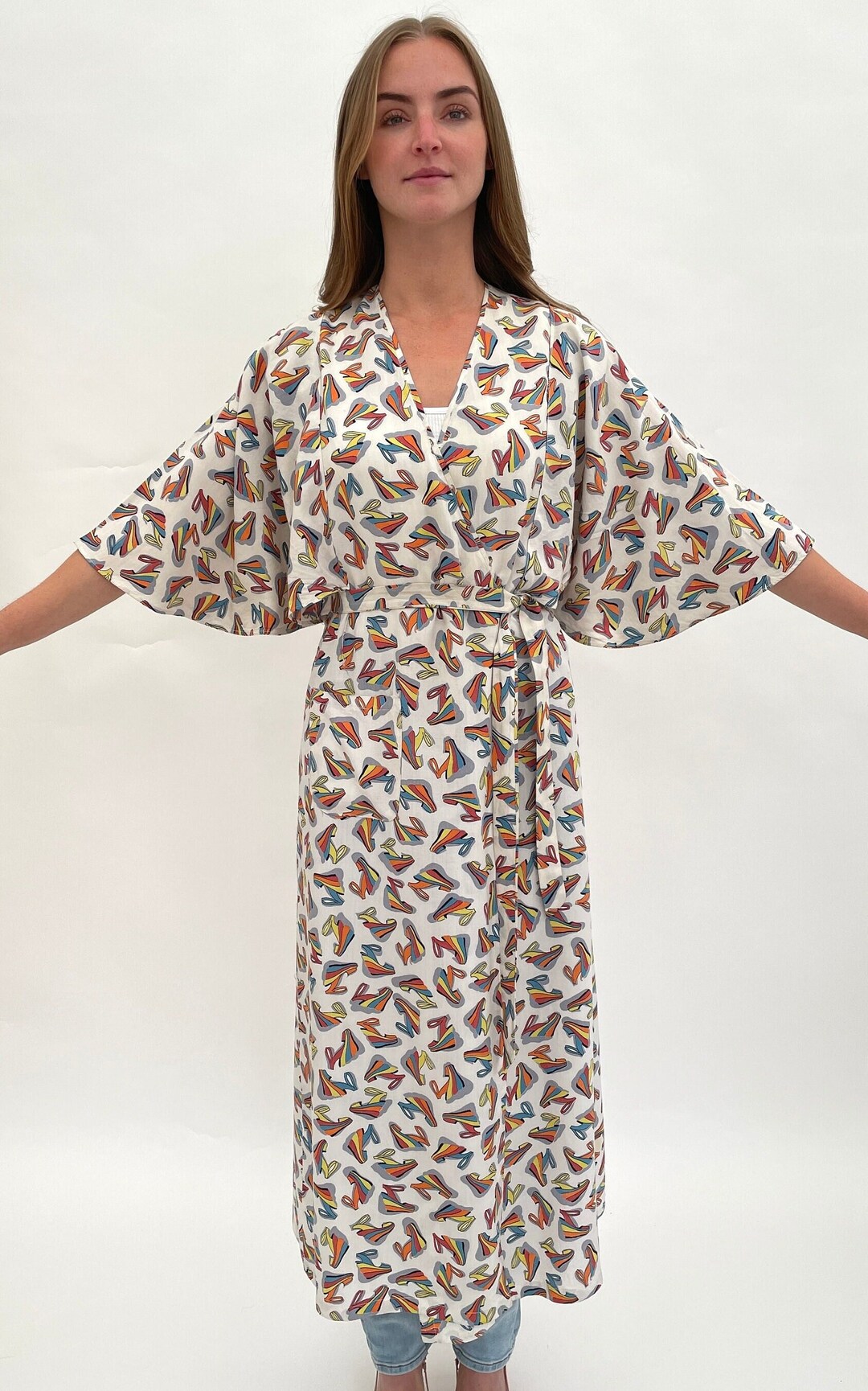 1940s Dress Shoe Print Design CC41 Utility Scheme Robe Vintage - Etsy UK