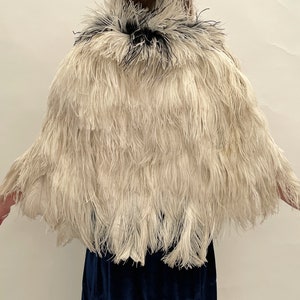 1920s Ostrich Feather Cape Antique - Etsy