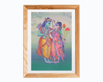 Rama Sita Wall Art - Etsy