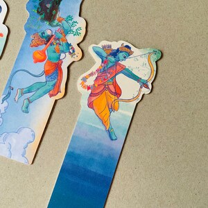 Sita & Rama Bookmarks | Die Cut Bookmarks | Hanuman Bookmark | Handmade ...