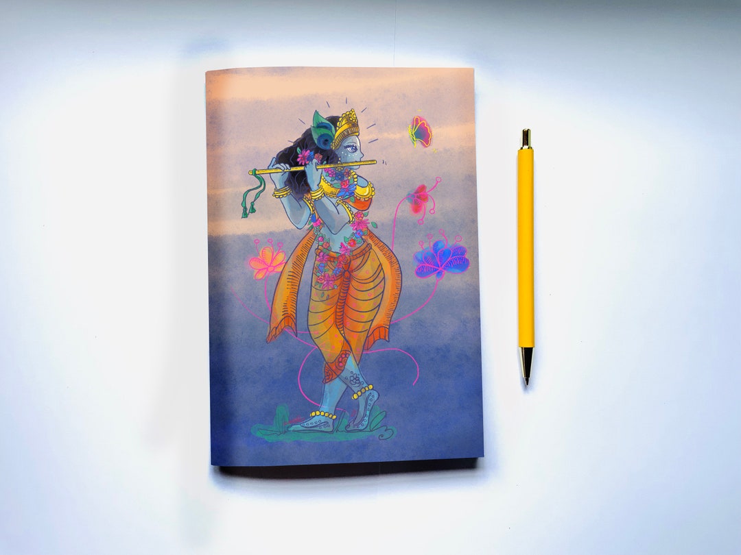 A5 Krishna Notebooks 48 Pages Krishna Journal - Etsy