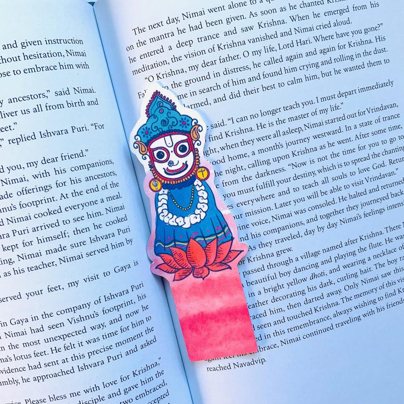 Jagannath Baladeva & Subhadra Bookmarks | Die Cut | Watercolour Art ...