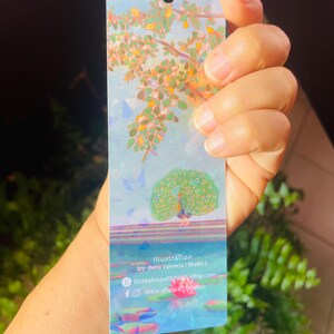 Krishna Bookmarks | Stationary Gift | Holographic Bookmark - Etsy