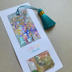 Krishna Bookmarks | Stationary Gift | Holographic Bookmark - Etsy