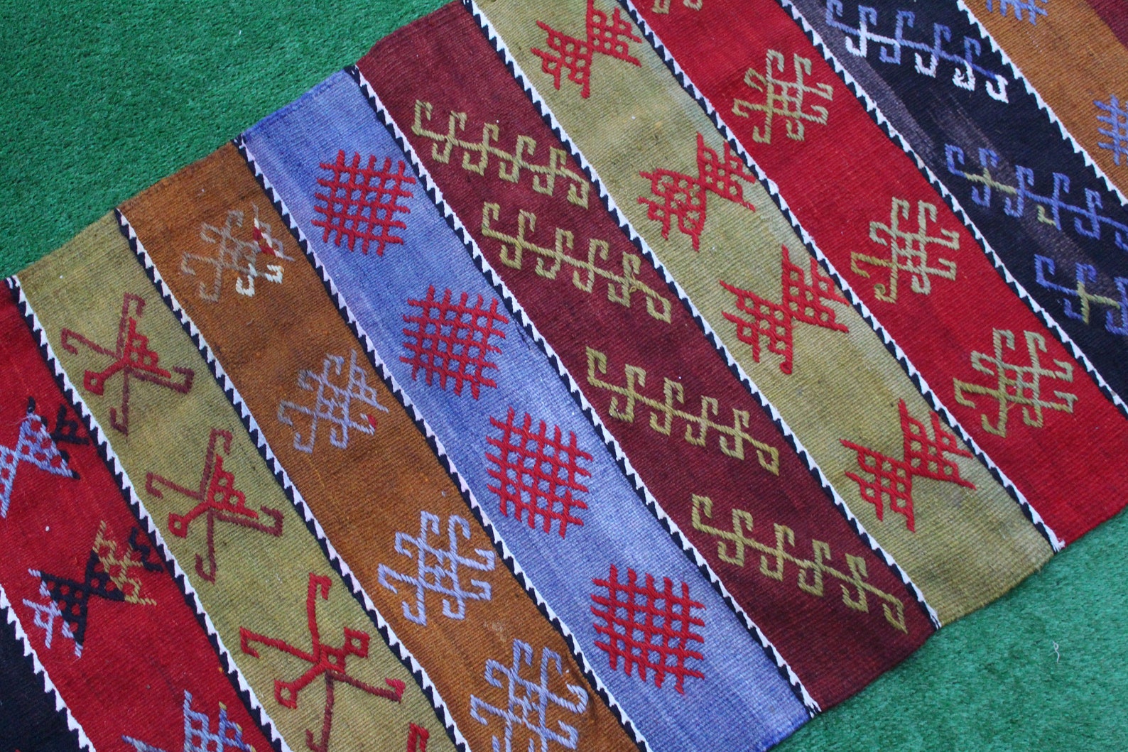 Small Rug, Turkish Kilim, Kilim Rug, Small Kilim, Doormat, Colorful ...