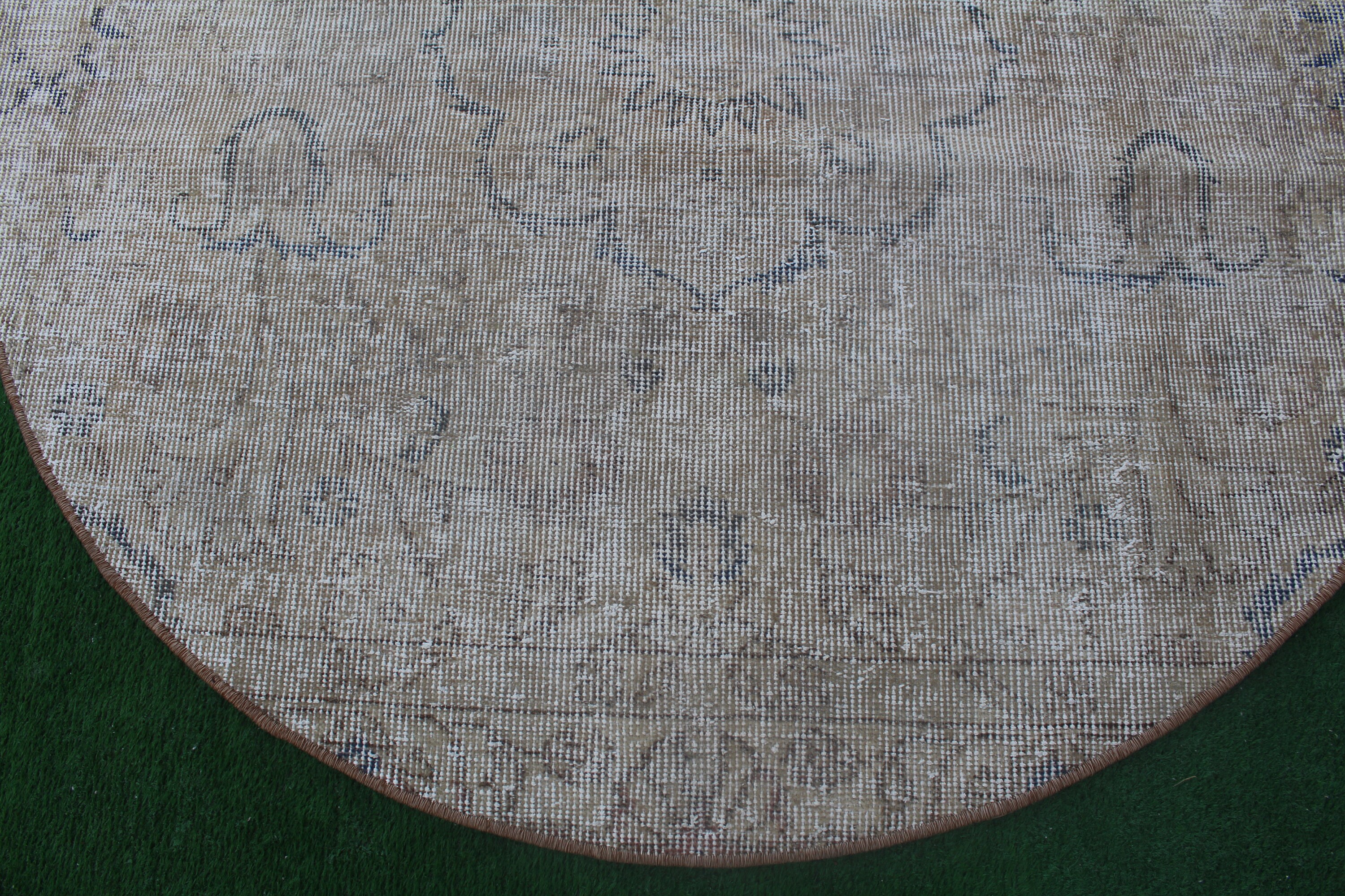 Round rug Oval rug Turkish rug Circle rug Oushak rug | Etsy