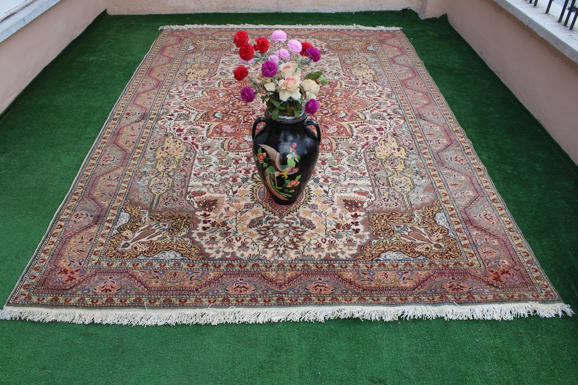 Turkish Rug Large Rug Vintage Rug10x6.5 Rug Area Rug - Etsy