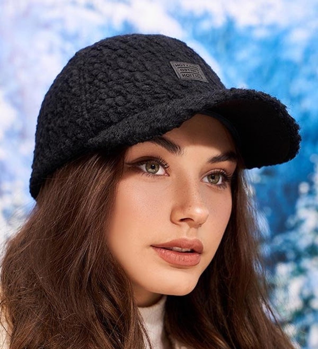 Stay Warm in Style: Knitted Baseball Cap for Women - Perfect for Fall ...