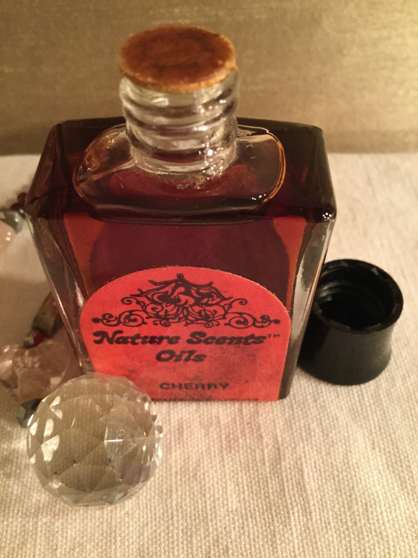 Vintage 1973 Olfactory Corp Cherry Essential Oil 1/2 Oz Vintage/ New ...