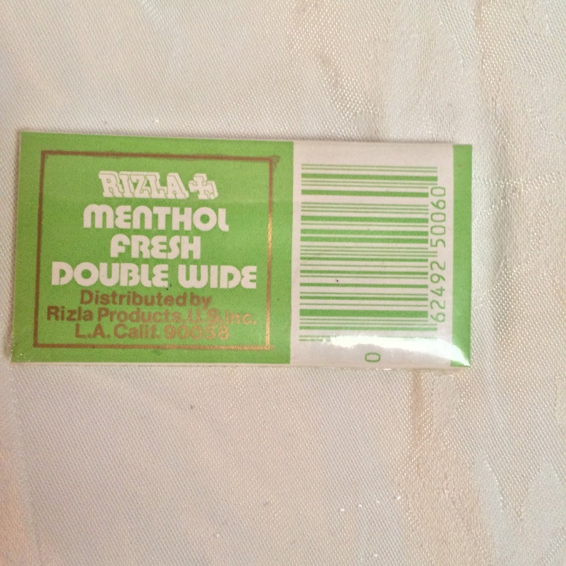 Lot of 2 Vintage/new Rizla Menthol Fresh Tobacco Rolling Paper - Etsy ...