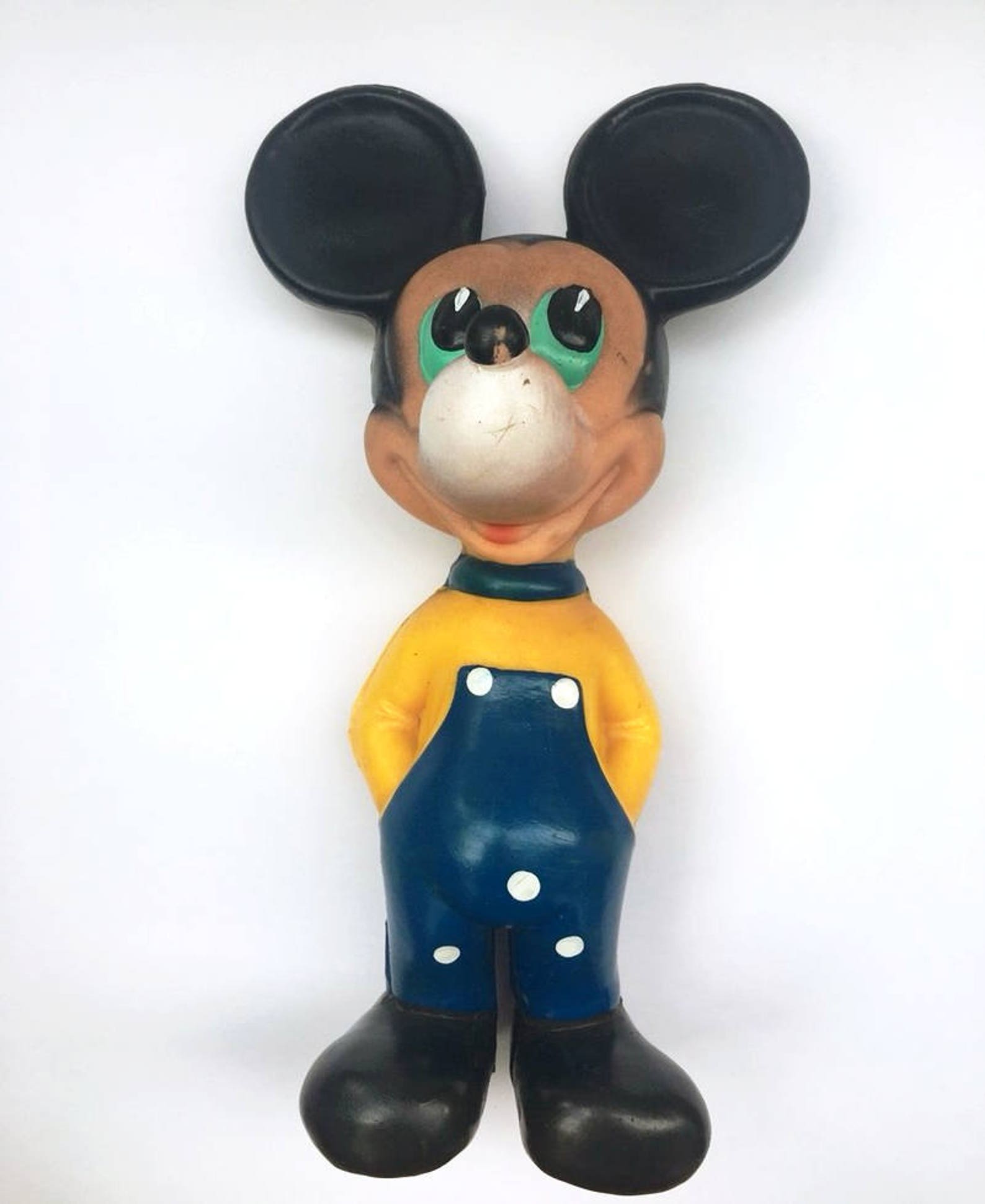 Vintage Rubber Toy Mickey Mouse Original Disney Toy Mouse | Etsy