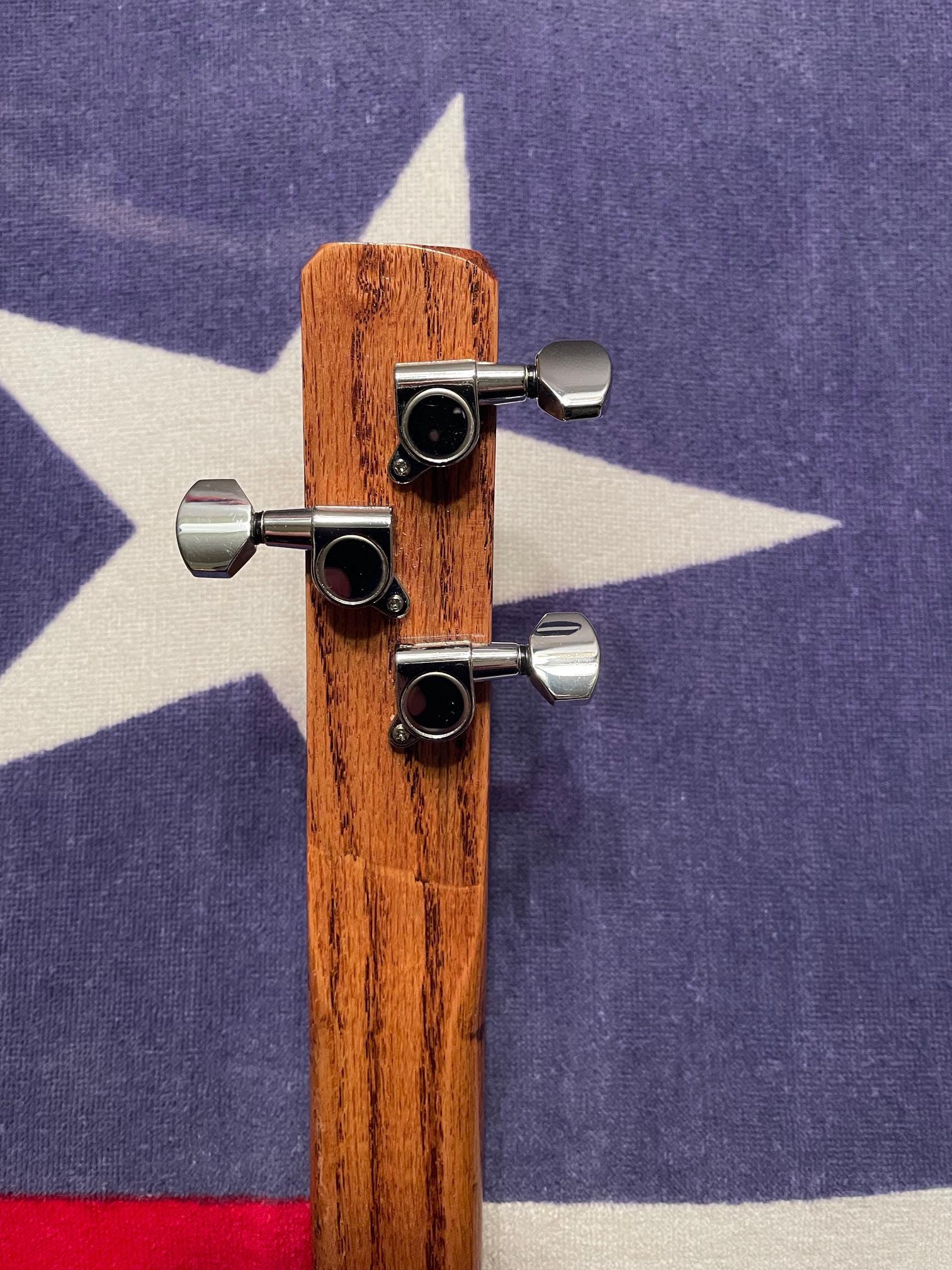 Route 66 License Plate Three String Cigar Box Guitar W/ Magnetic Pickup ...