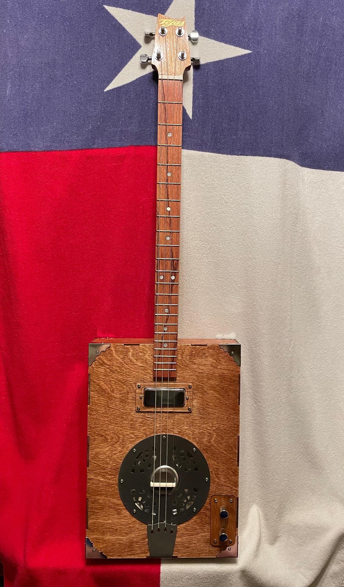 Resonator 4 String Cigar Box Guitar. Tejas Cigar Box Guitar Co. San ...