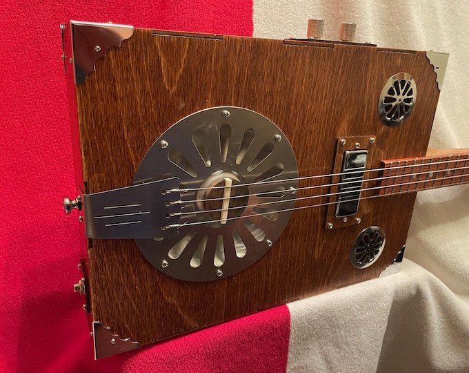 Resonator 4 String Cigar Box Guitar. Tejas Cigar Box Guitar Co. San ...