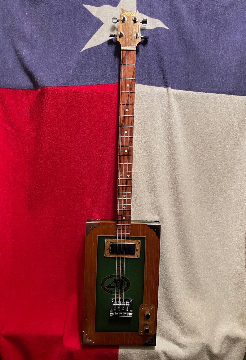 Four String Cigar Box Guitar W/ Magnetic Pickup, Tejas Cigar Box Guitar Co. San Antonio, Tx. - Etsy