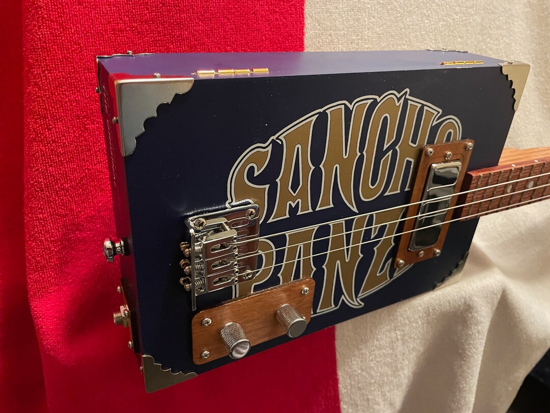 Three String Cigar Box Guitar W/mini Humbucker Pickup. Tejas Cigar Box ...