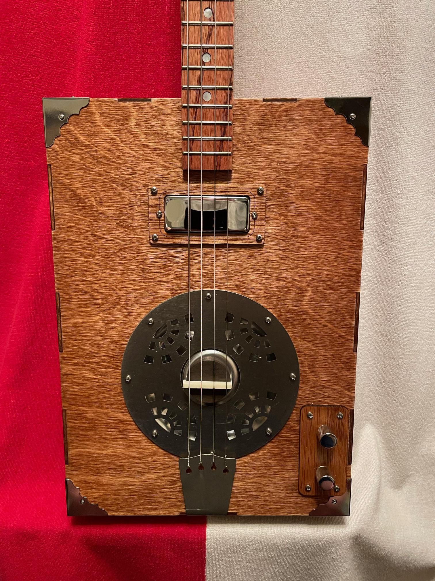 Resonator 4 String Cigar Box Guitar. Tejas Cigar Box Guitar Co. San ...