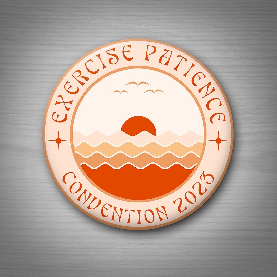 Exercise Patience 2023 JW Special Convention Lapel Pin Badge - Etsy