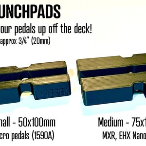 LAUNCHPADS Effect Pedal Risers for Your Pedalboard - Etsy