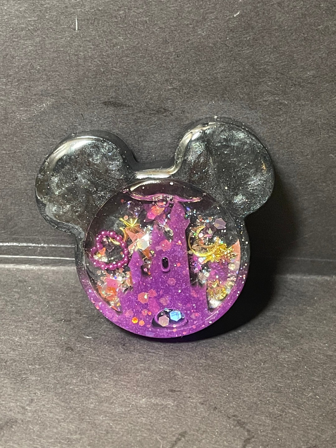 Disney Castle Shaker Magnet - Etsy