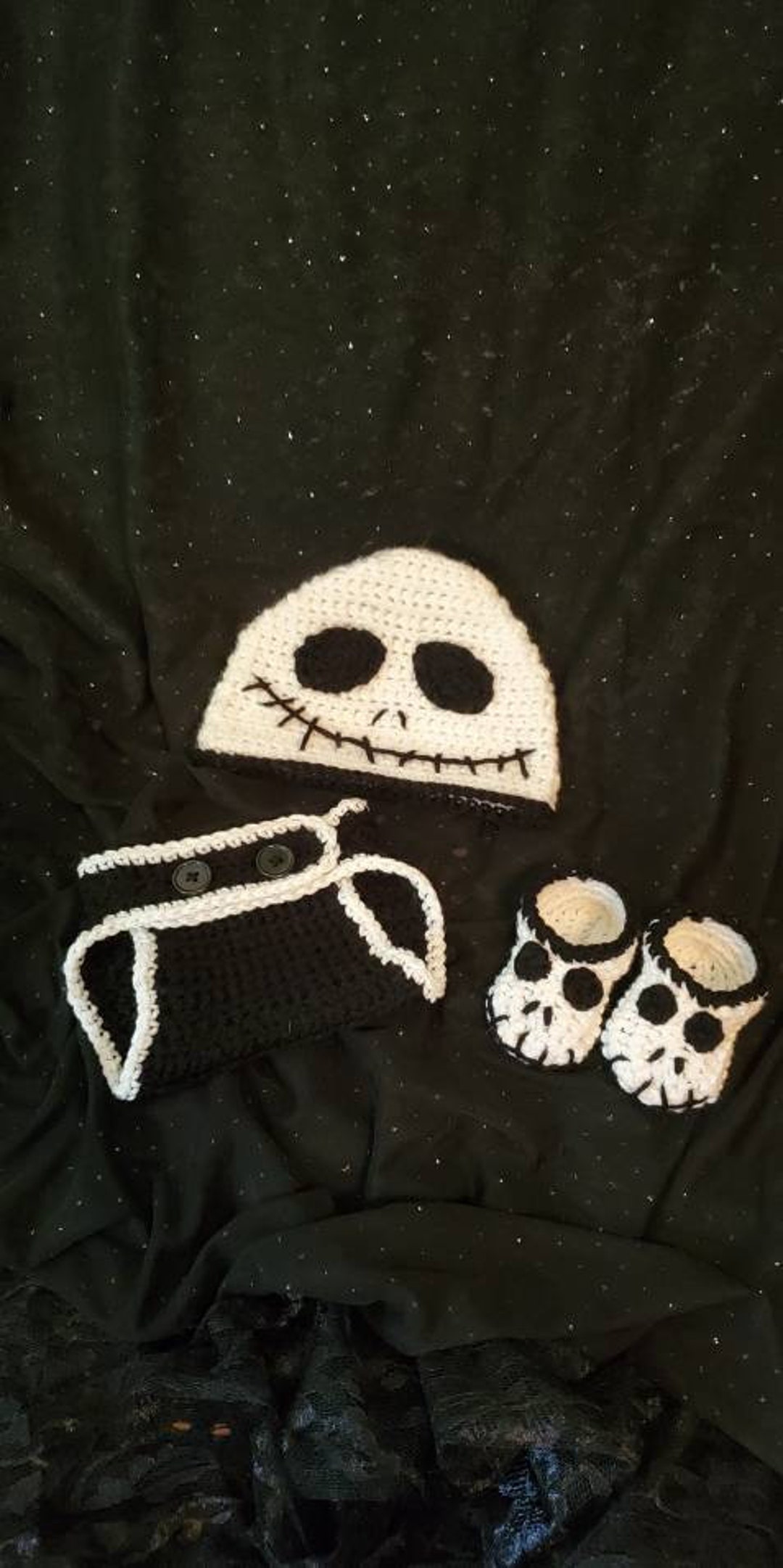 Baby Jack Skellington Halloween Diaper Cover With Hat and - Etsy