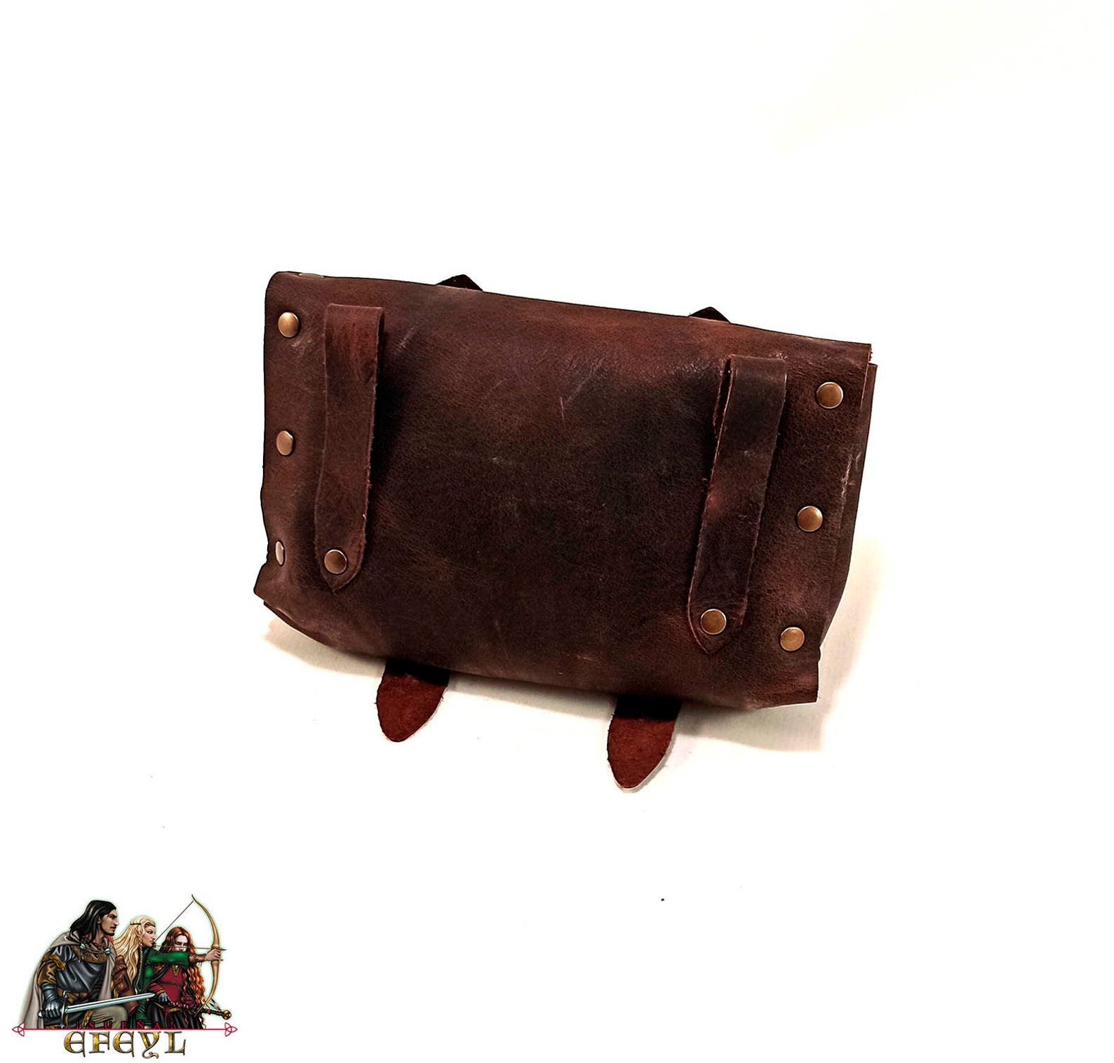 Medieval Leather Bag, Potion Pouch (double) - Etsy