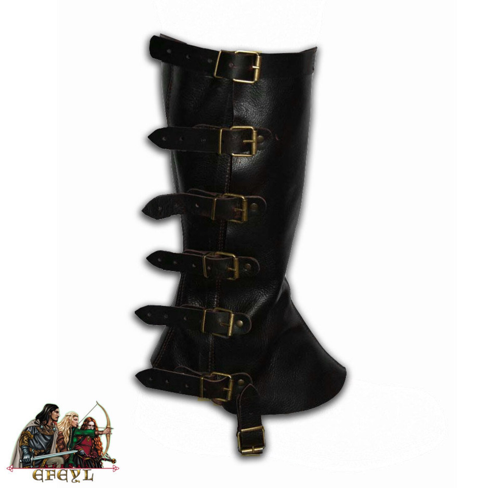 Leather Gaiters for Medieval Steampunk or LARP Costume - Etsy