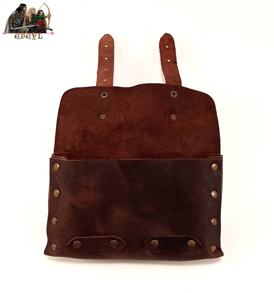 Medieval Leather Bag, Potion Pouch (double) - Etsy