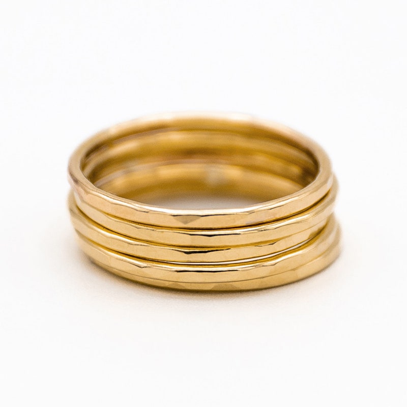 Gold Stacking Rings - Etsy