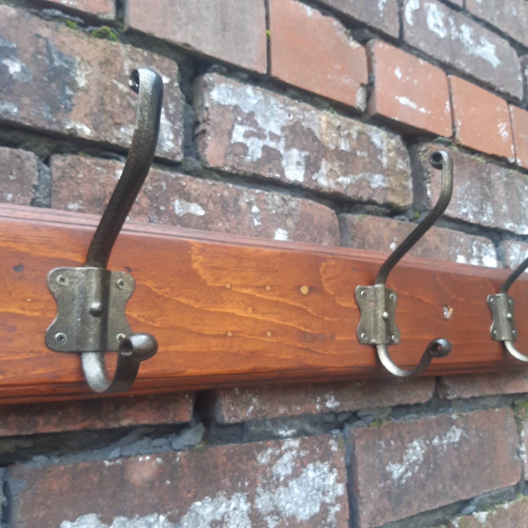 Vintage Coat Hat Rail Retro Mid century Vintage Furniture Wood Coat ...