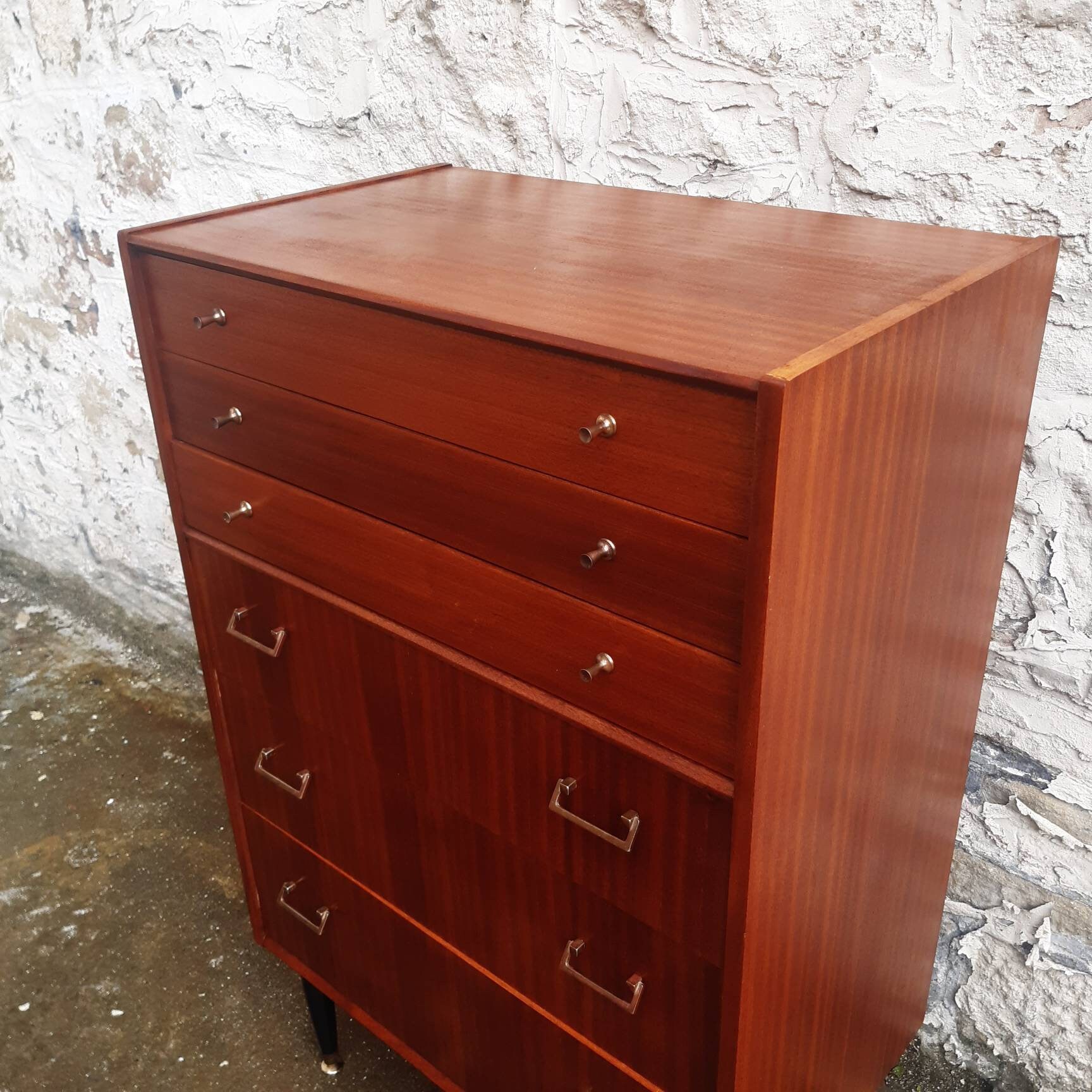 Mid Century Chest Of Drawers Vintage Retro Nathan Furniture Mid Century ...