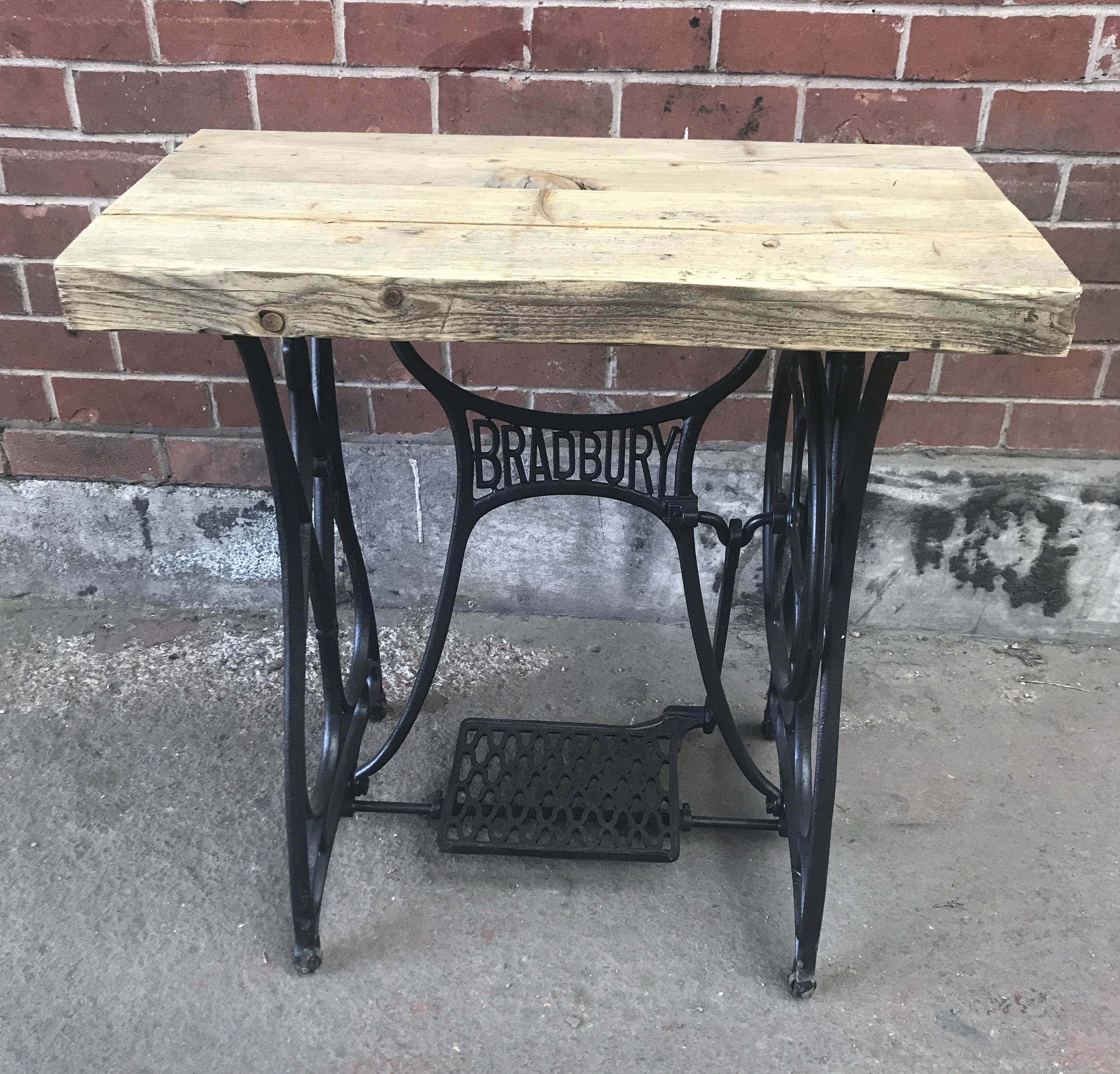 Vintage Retro Sideboard Coffee Table Occasional Table Treddle Sewing ...