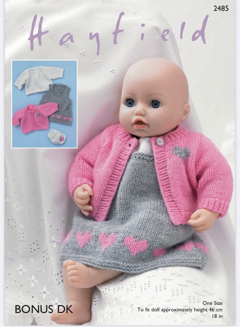 Hayfield Knitting Doll Pattern Pdf Download - Etsy