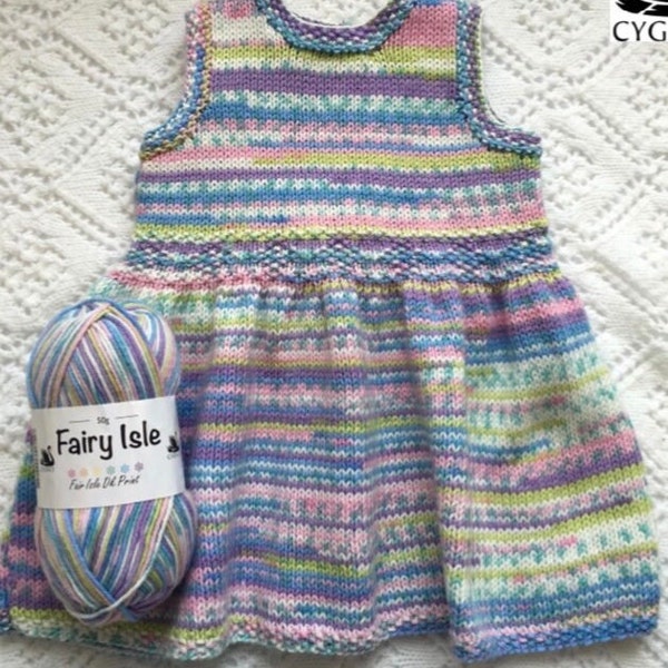 Girls Knit Dress Pattern - Etsy