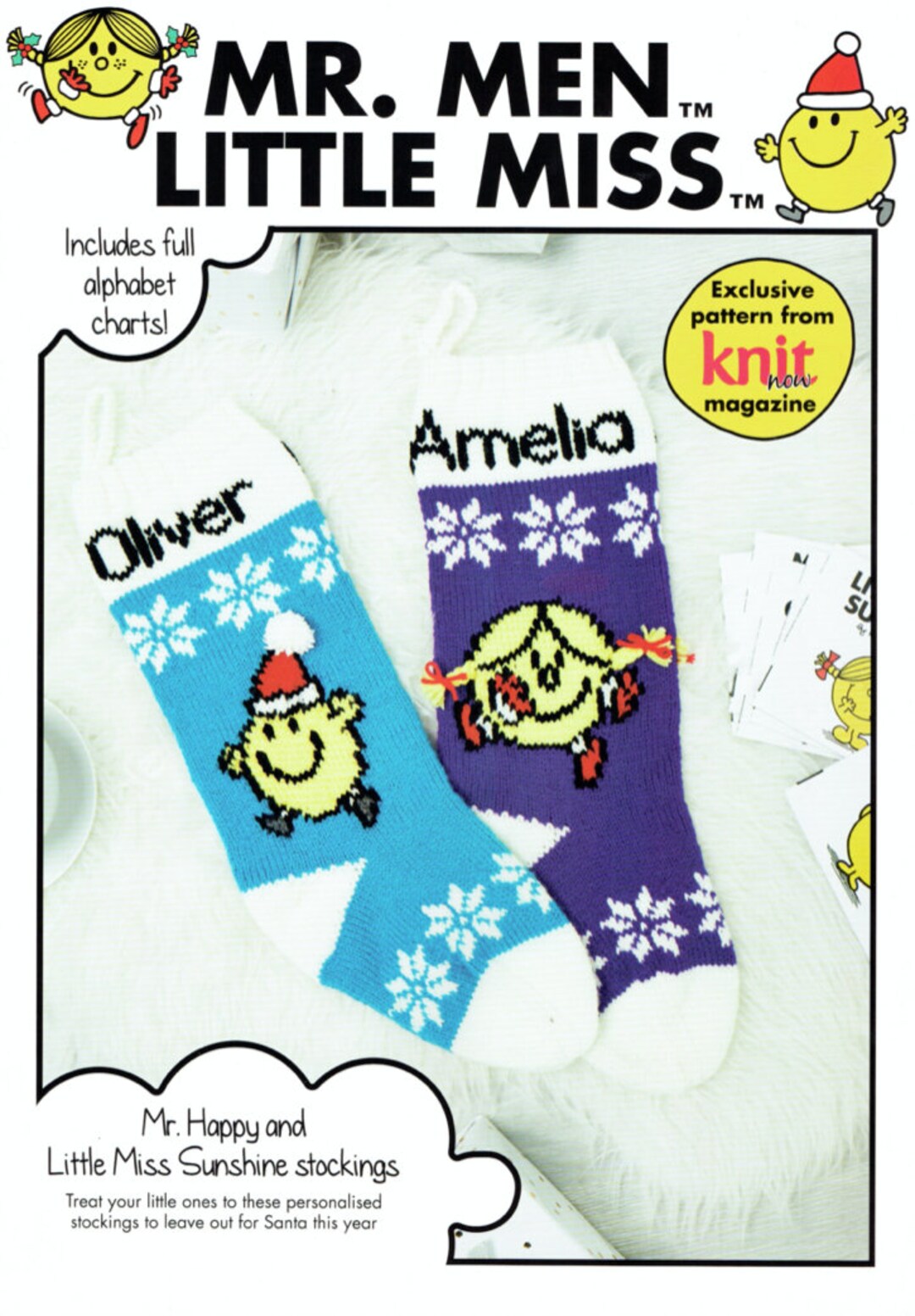 Mr Men Sock Pattern PDF Download - Etsy