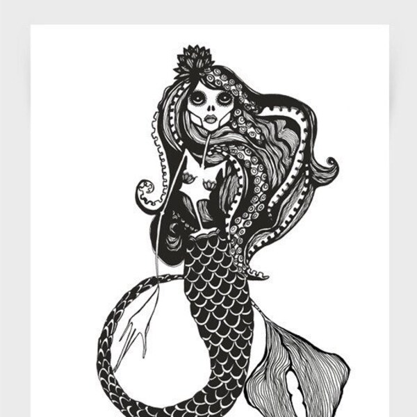 Dead Mermaid - Etsy