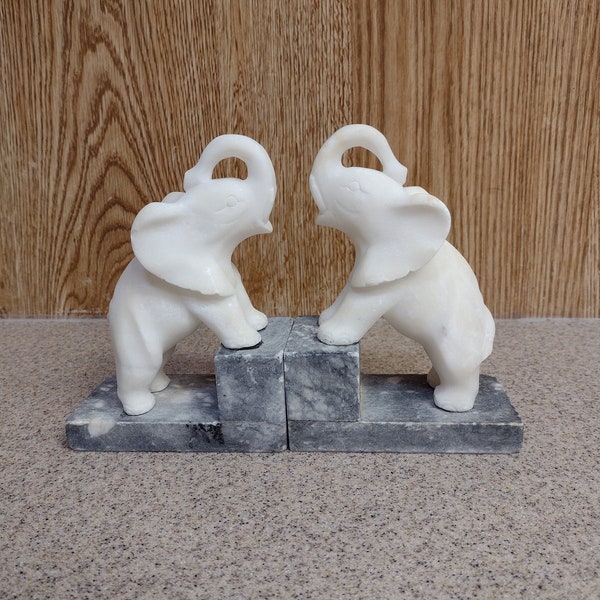 Elephant Bookends - Etsy
