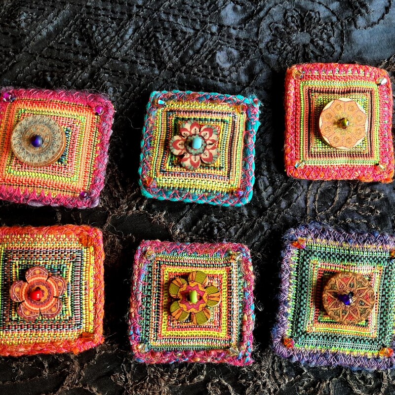 Square Brooch - Etsy