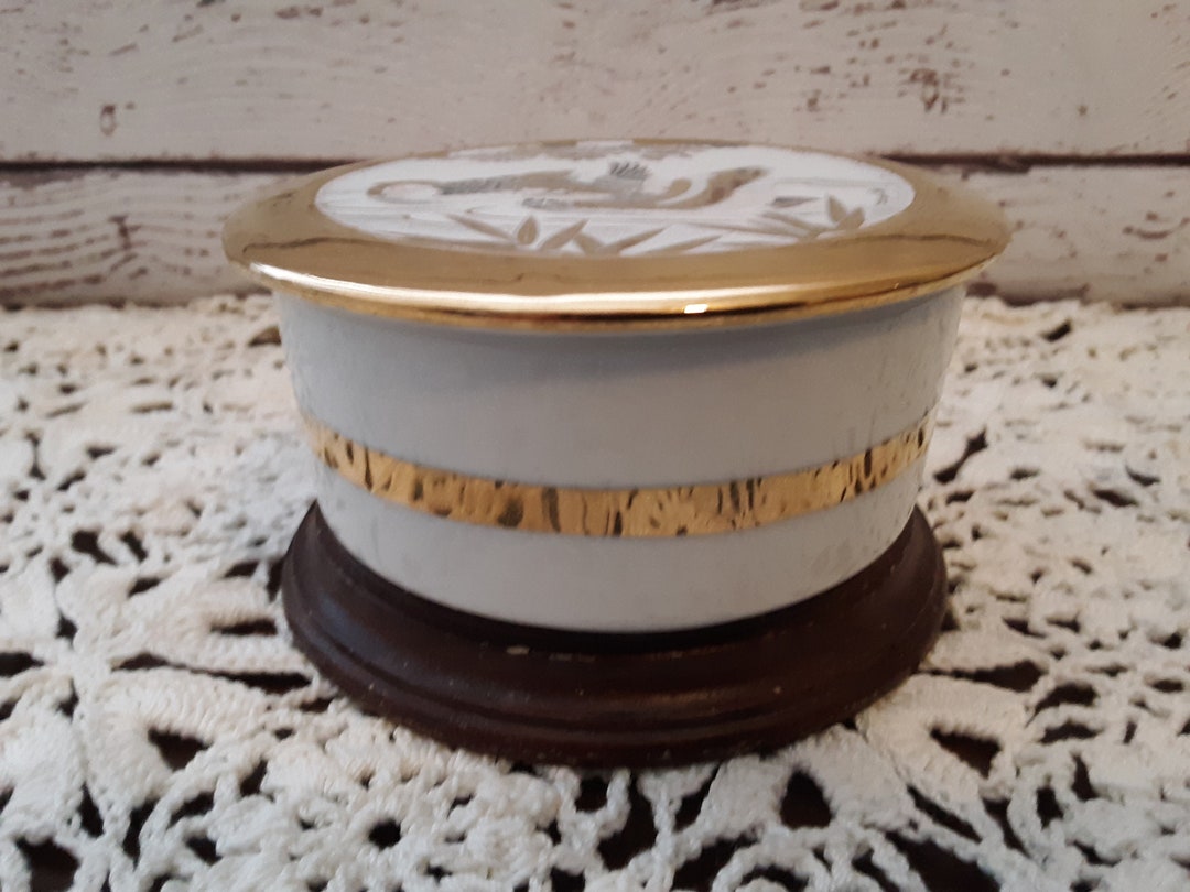 Japan Art of Chokin Trinket Box Circa 1985 - Etsy