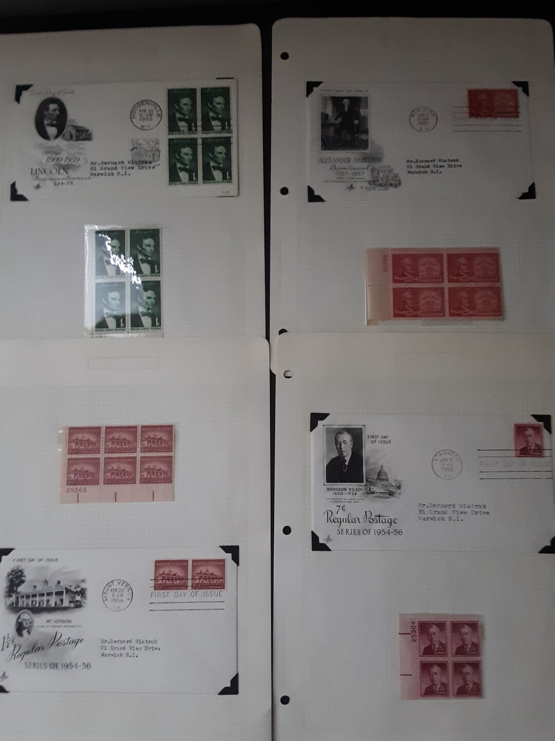 Vintage Postage Stamps - 1947-1958 "first Day of Release" 135 Stamps ...