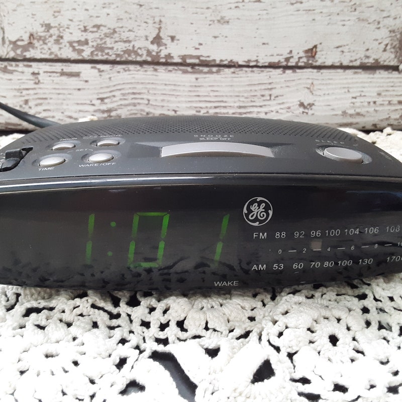 General Electric Vintage Clock Radios - Etsy