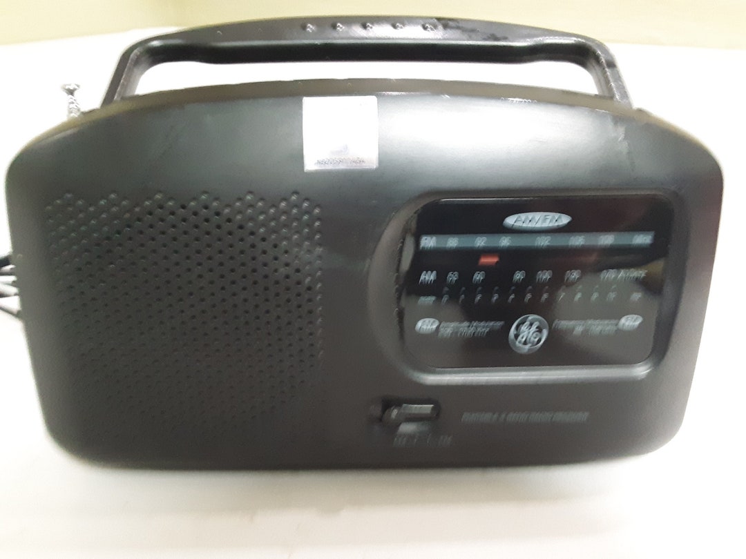 Vintage General Electric Portable Am/fm Radio Receiver 7-2664B Black - Etsy