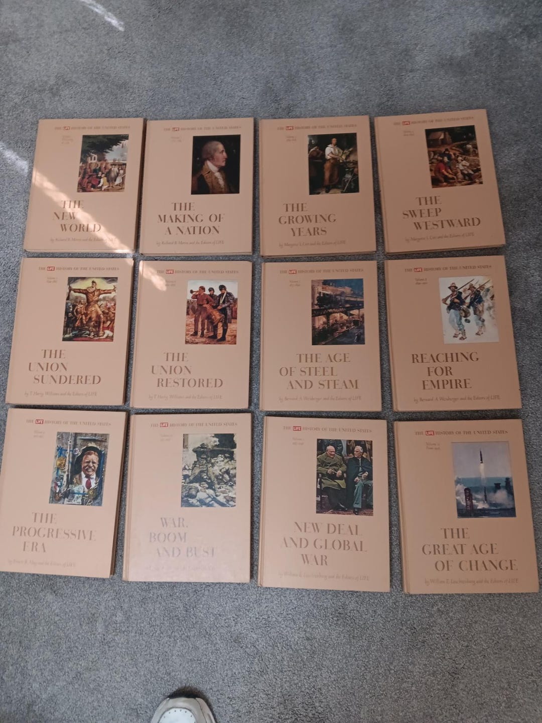 Vintage 1964 Complete Set of 12 the History of the United States Time ...